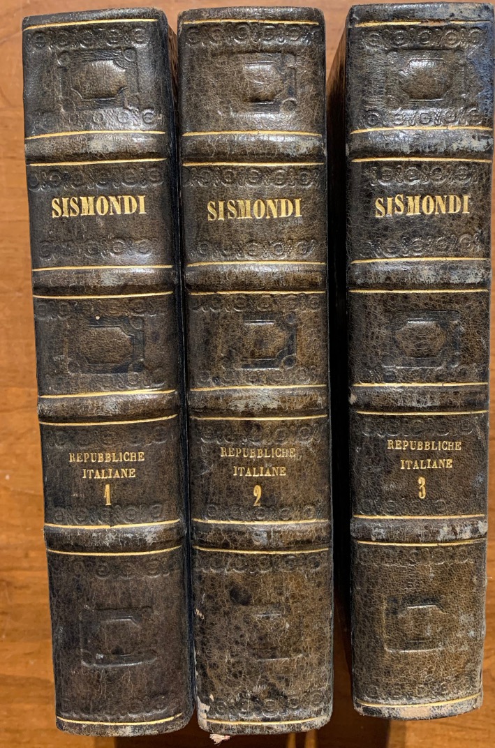 SISMONDI, I. L. SIMONDO | Libreria Bazzani