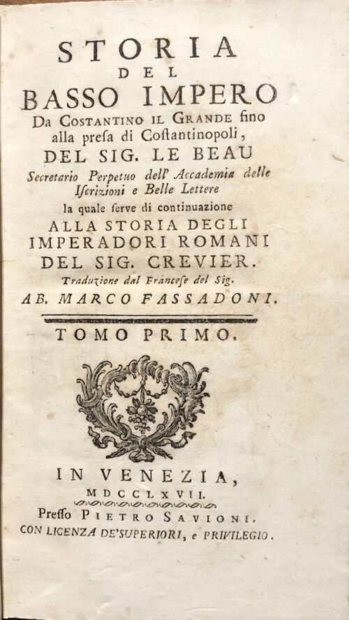 LE BEAU, CHARLES | Libreria Bazzani Stampe Antiche